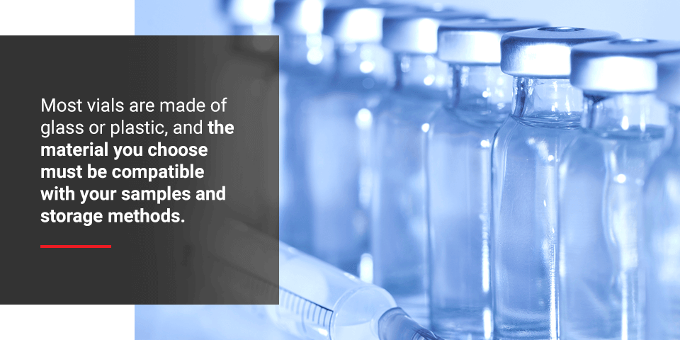 Different Types of Vials